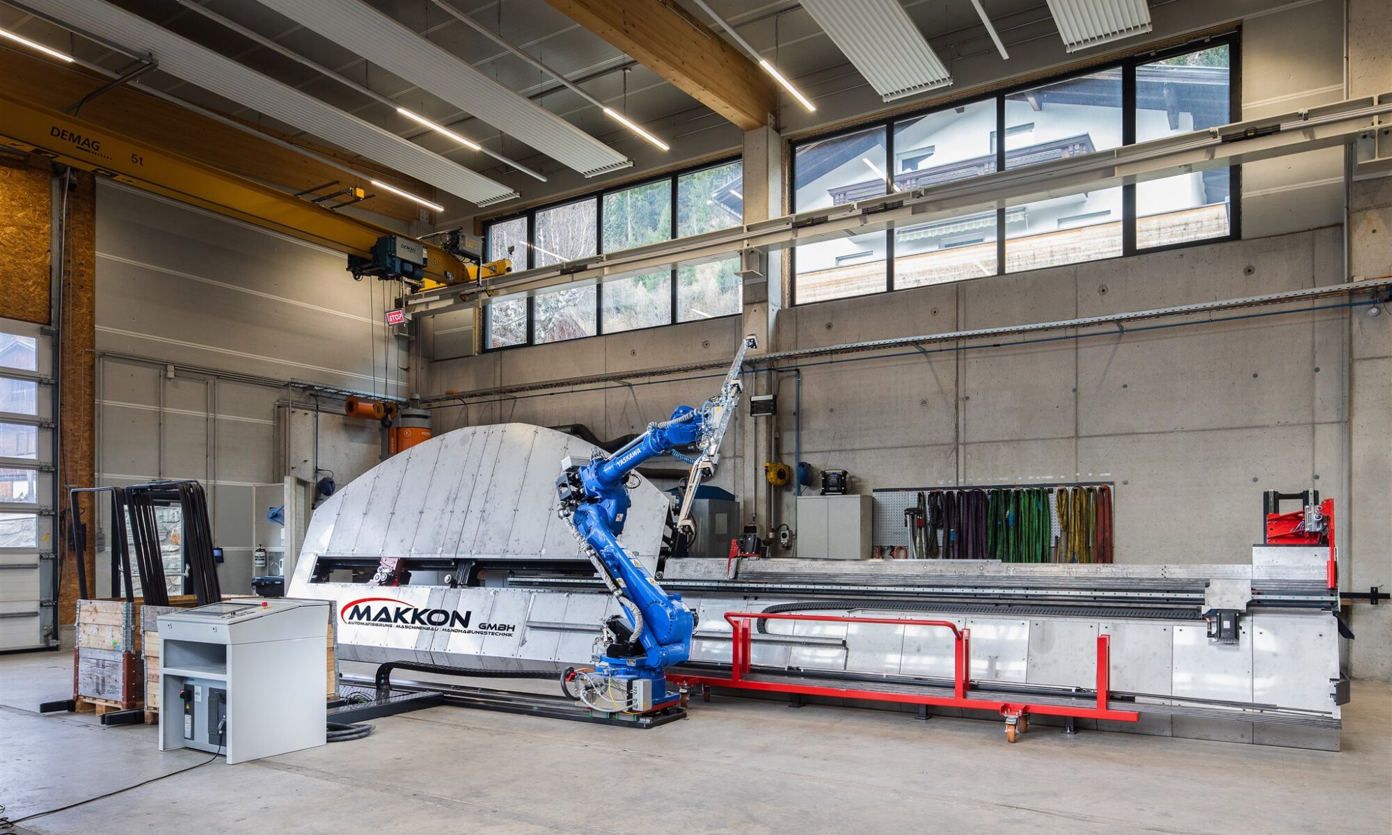 Rohrbiegeanlage - Fertigungszelle mit Roboter – Makkon GmbH